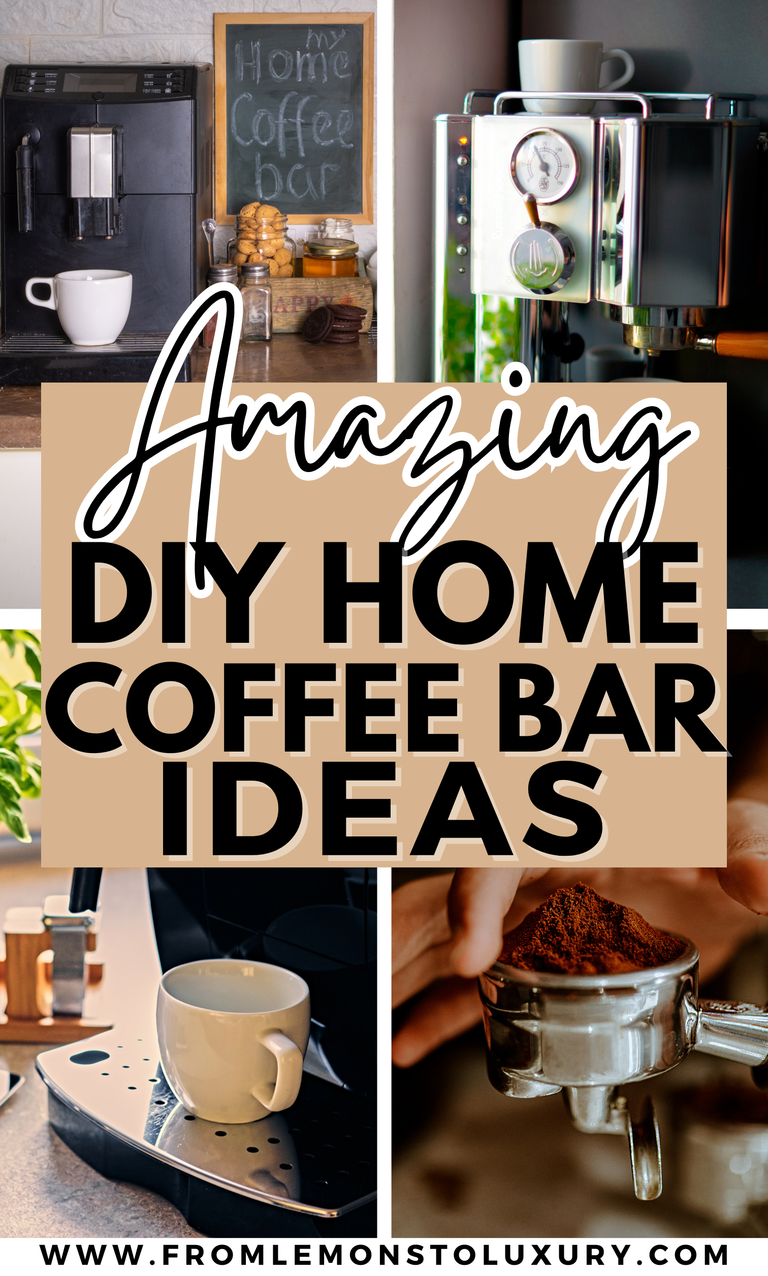17+ Insanely Smart DIY Home Coffee Bar Ideas - From Lemons To Luxury