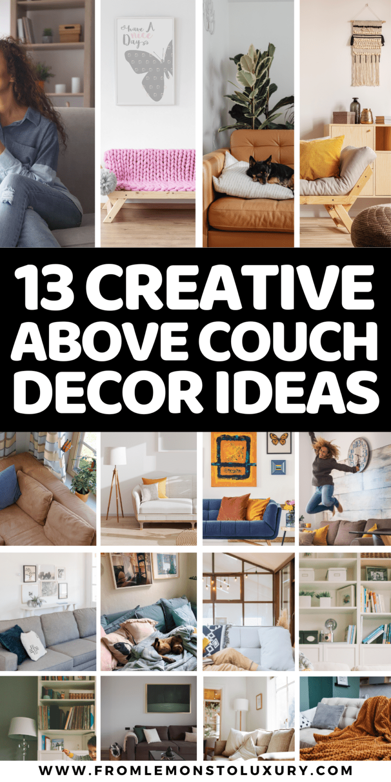 13+ Insanely Genius Above The Couch Decorating Ideas That Will ...