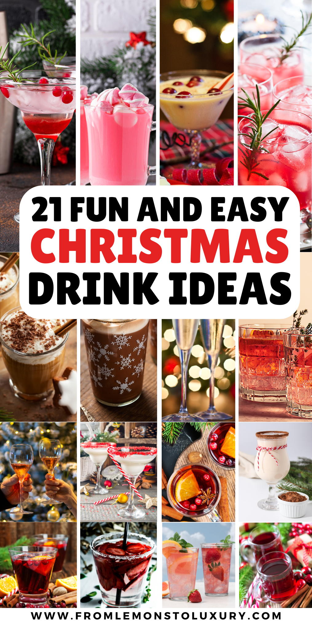 21+ Fun and Easy Christmas Drink Ideas To Get In The Holiday Spirit ...