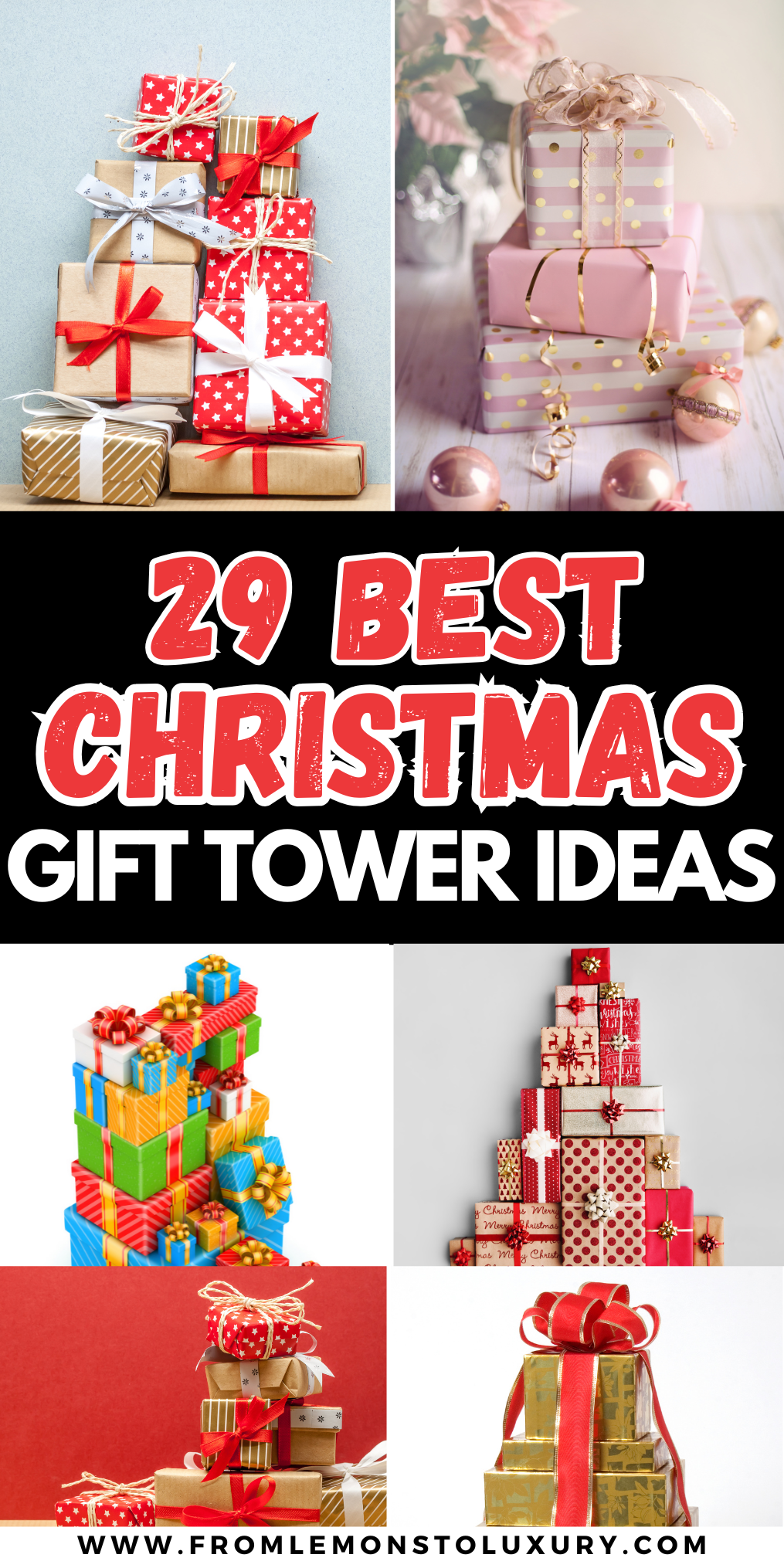 29+ Best Christmas Gift Tower Ideas That Will Impress Your Loved Ones ...