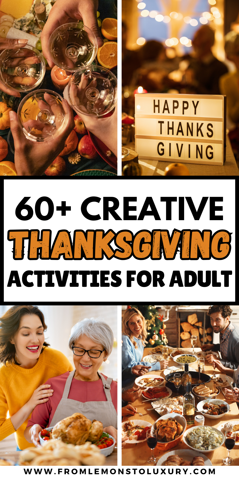 60+ Fun Thanksgiving Activities for Adults - From Lemons To Luxury