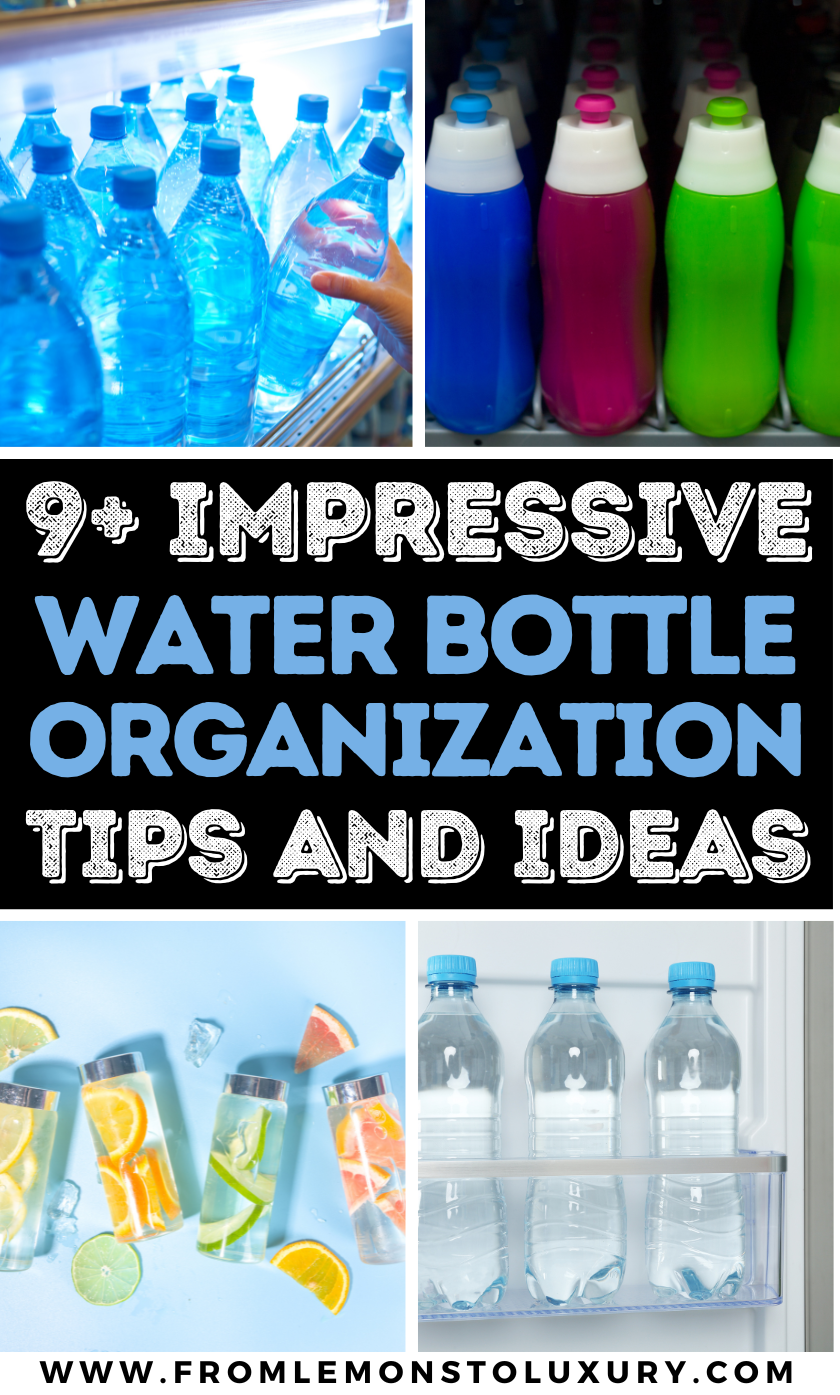 9+ Smart Ways On How To Organize Water Bottles In Kitchen - From Lemons ...