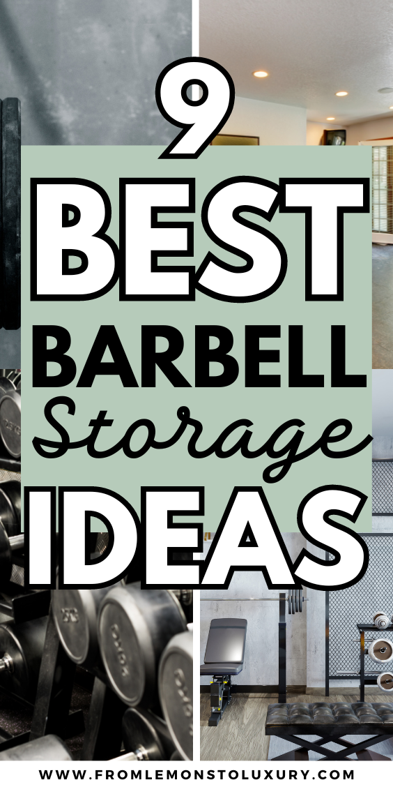 9+ Insanely Good Barbell Storage DIY Ideas That Will Elevate Your Home Gym