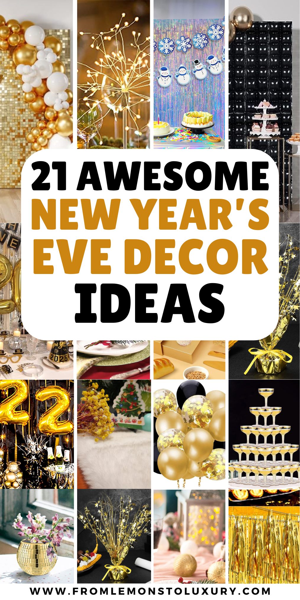 21+ Insanely Good New Year's Eve Decorations That Stand Out - From ...