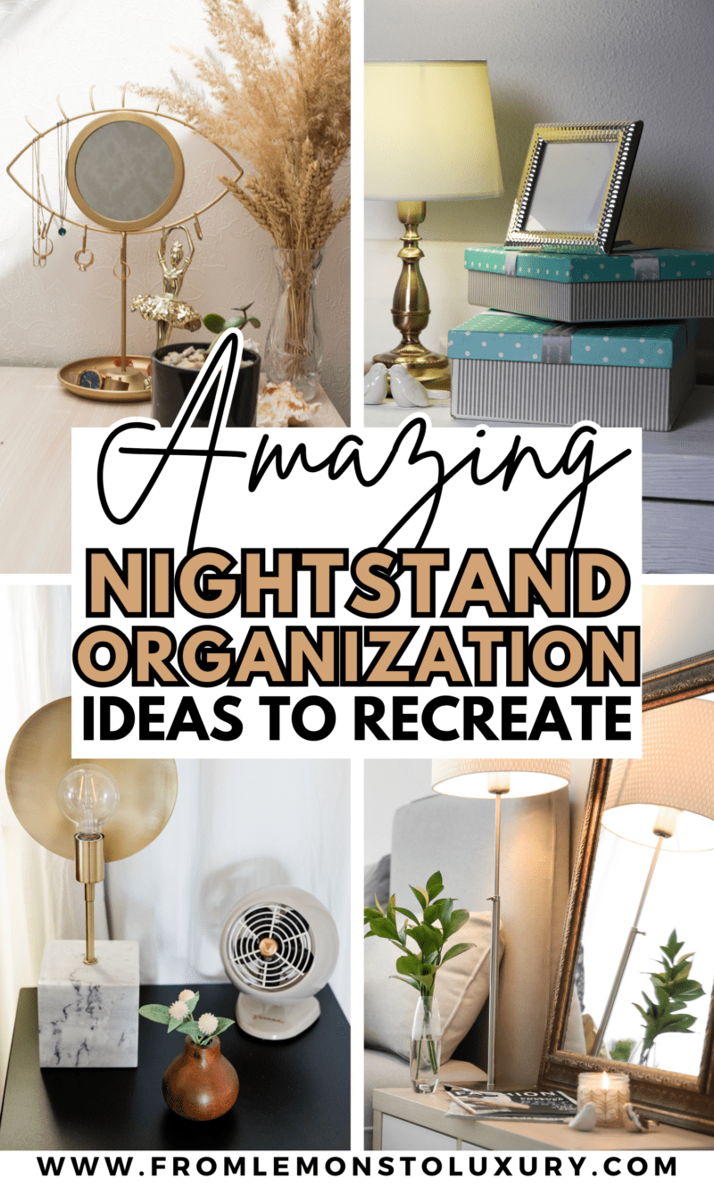 9+ Best Ways On How To Organize Nightstand to Make It Perfect - From ...
