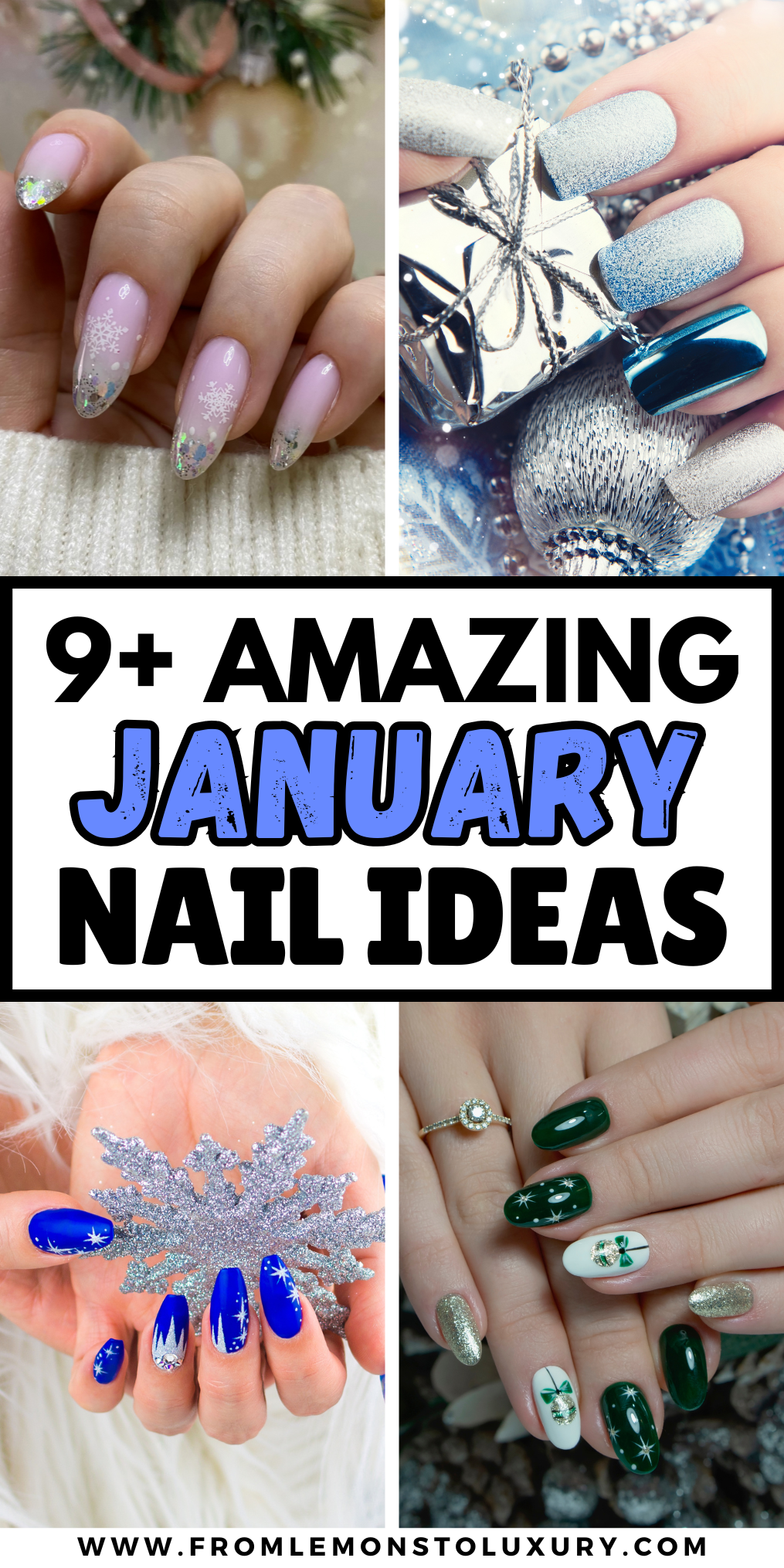 9+ Best January Nails That Look Elegant and Stunning - From Lemons To ...
