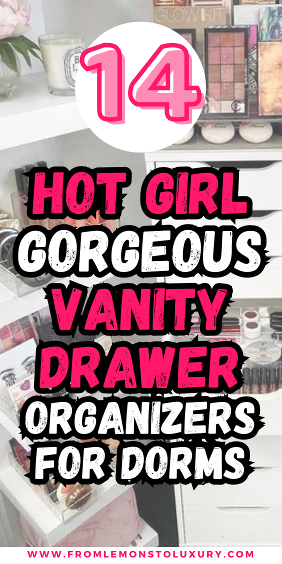 14+ Insanely Good Ways to Organize Vanity Drawers That Will Transform ...