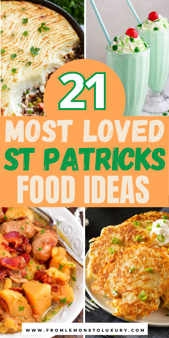 21+ Best St Patricks Day Food Ideas That Are Delicious - From Lemons To ...