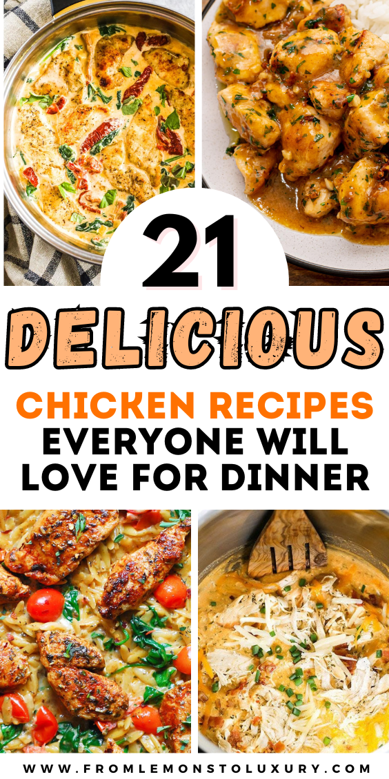 21+ Easy Chicken Recipes Everyone Will Love (That Are Delicious!)