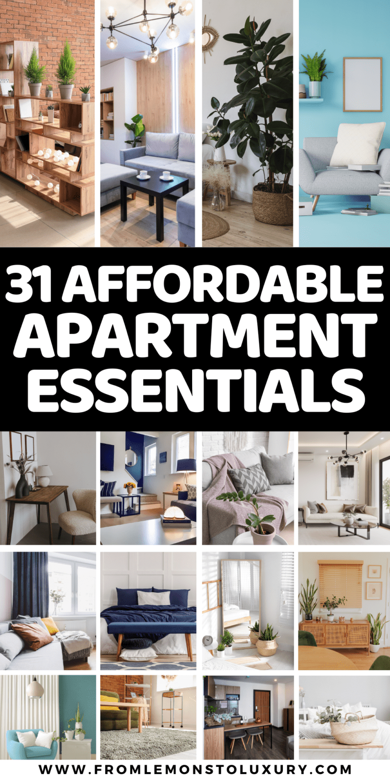 31+ Must-Have Affordable Apartment Essentials For An Instant Makeover ...