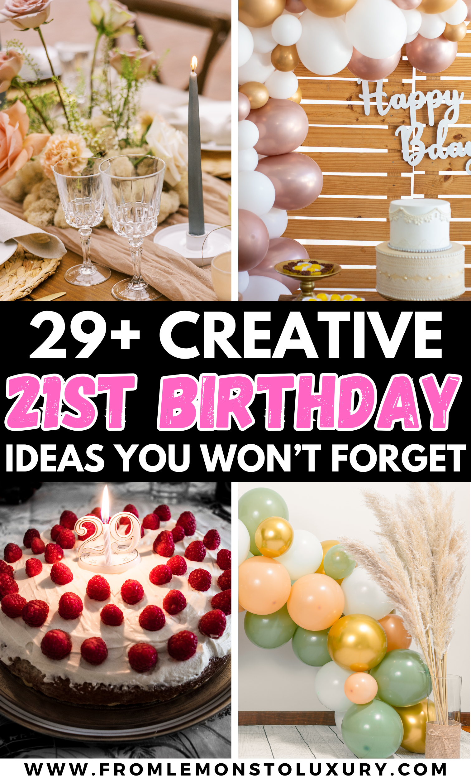29+ Best 21st Birthday Ideas For The Most Fun Day You Won't Forget ...