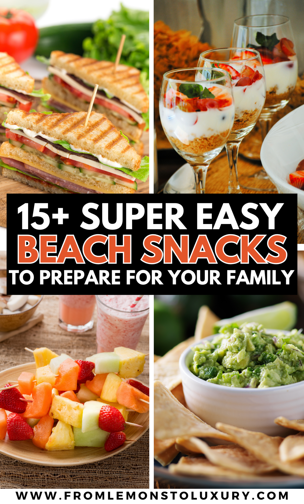 15+ Super Easy Beach Snacks You'll Love - From Lemons To Luxury
