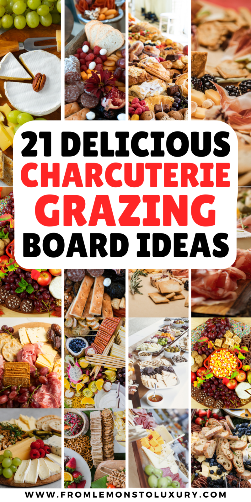 21+ Essential Charcuterie Ingredient Lists and Board Maps - From Lemons ...