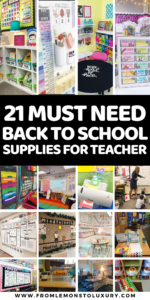21+ Must Need Back To School Supplies For Elementary School Teachers