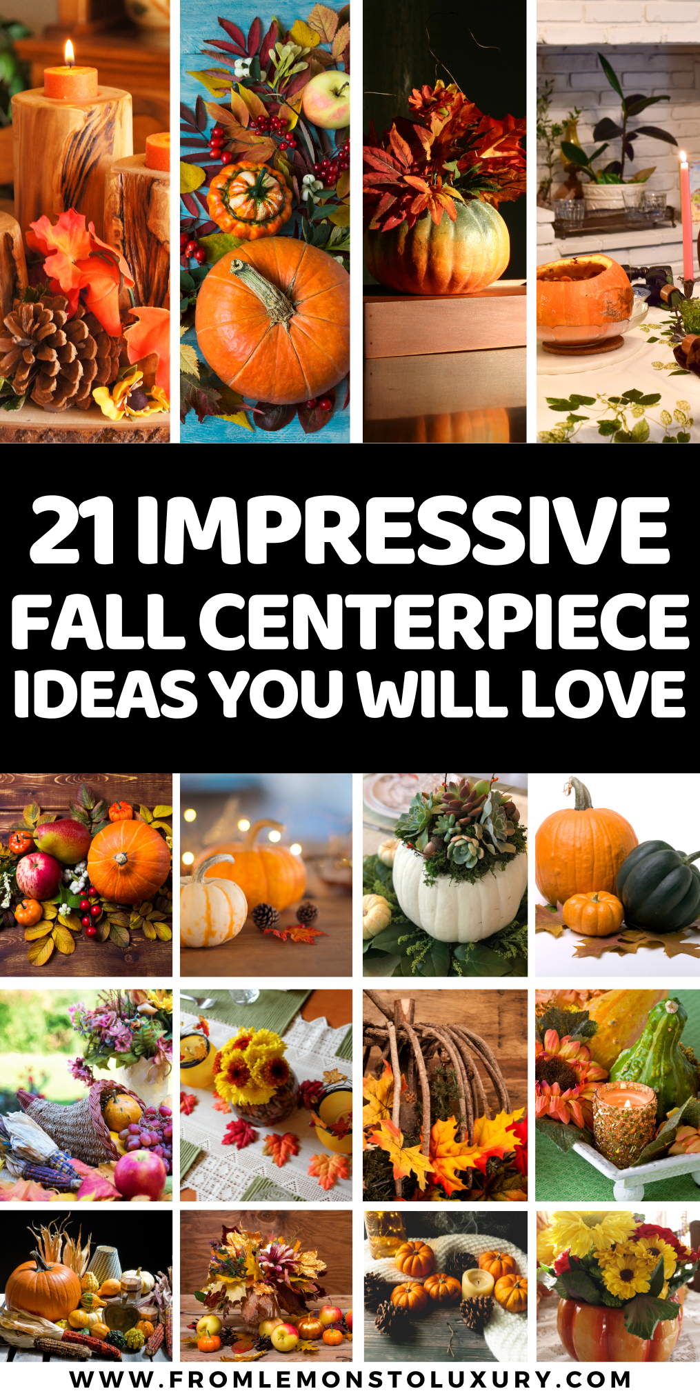 21+ Insanely Impressive Fall Centerpiece Ideas You Will Love - From ...