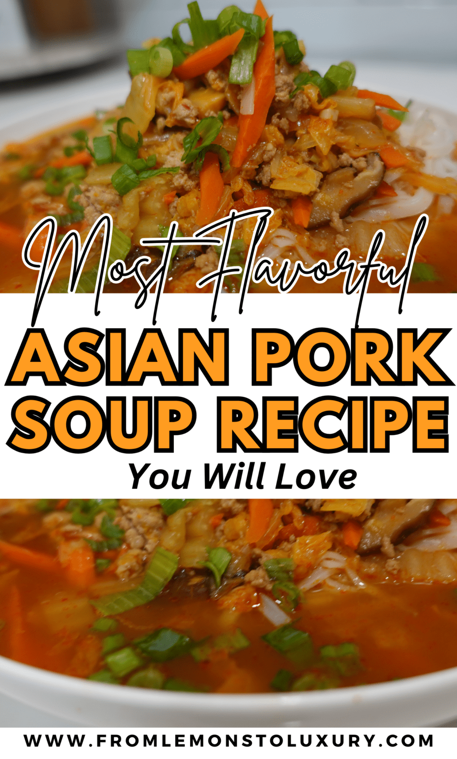 The Most Flavorful Asian Pork Soup Recipe You Will Love - From Lemons ...