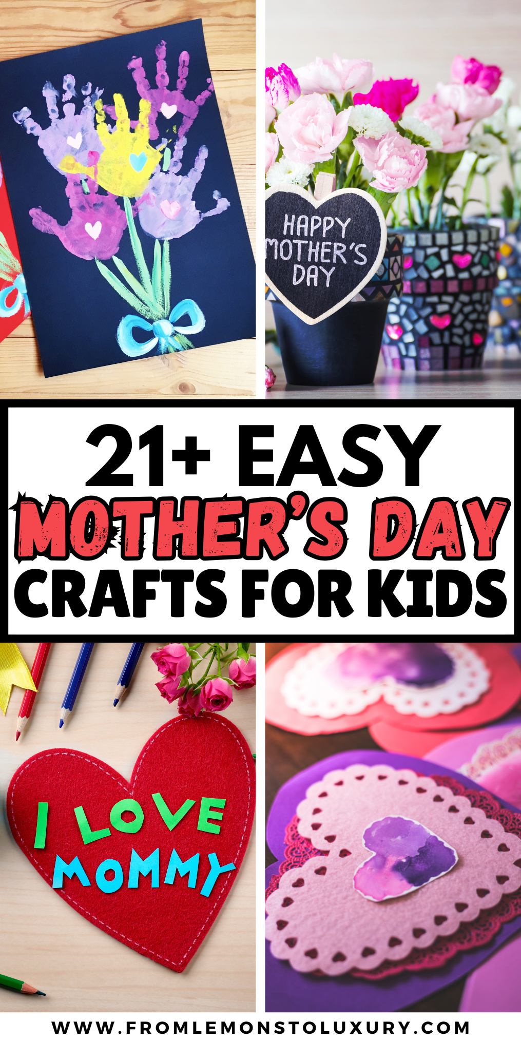 21+ Fun And Easy Mother's Day Crafts For Kids To Make As Gifts - From ...