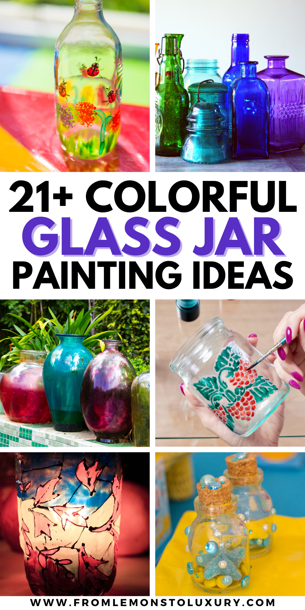 21+ Insanely Fun Glass Jar Painting Ideas Everyone Will Love - From ...