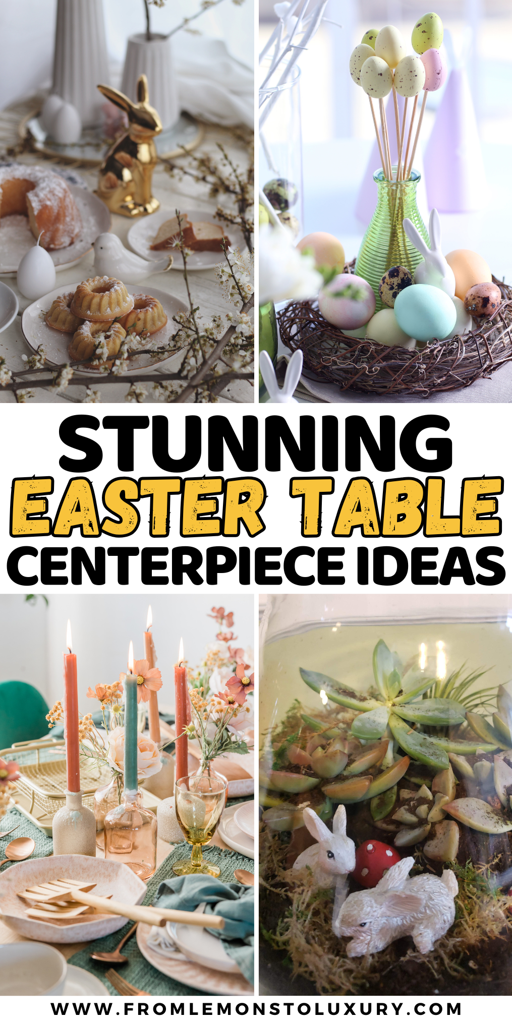 21+ Easter Table Centerpiece Ideas for a Beautiful Holiday Spread ...