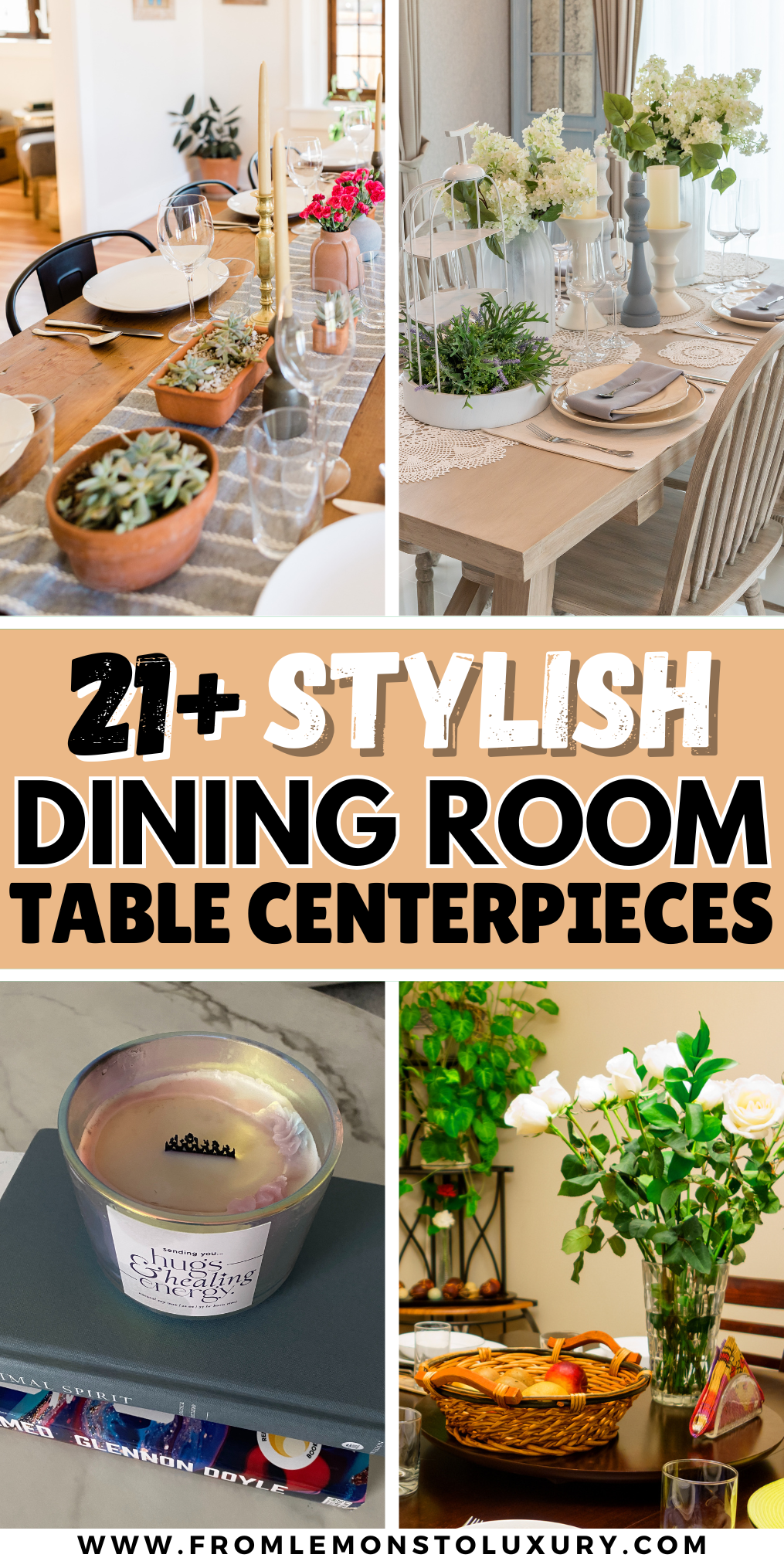21+ Stunning Dining Room Table Centerpiece Ideas for Every Season ...