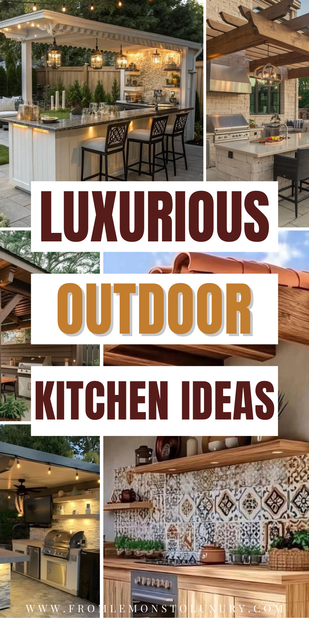 21+ Stunning Outdoor Kitchen Ideas for Stylish Backyards - From Lemons ...