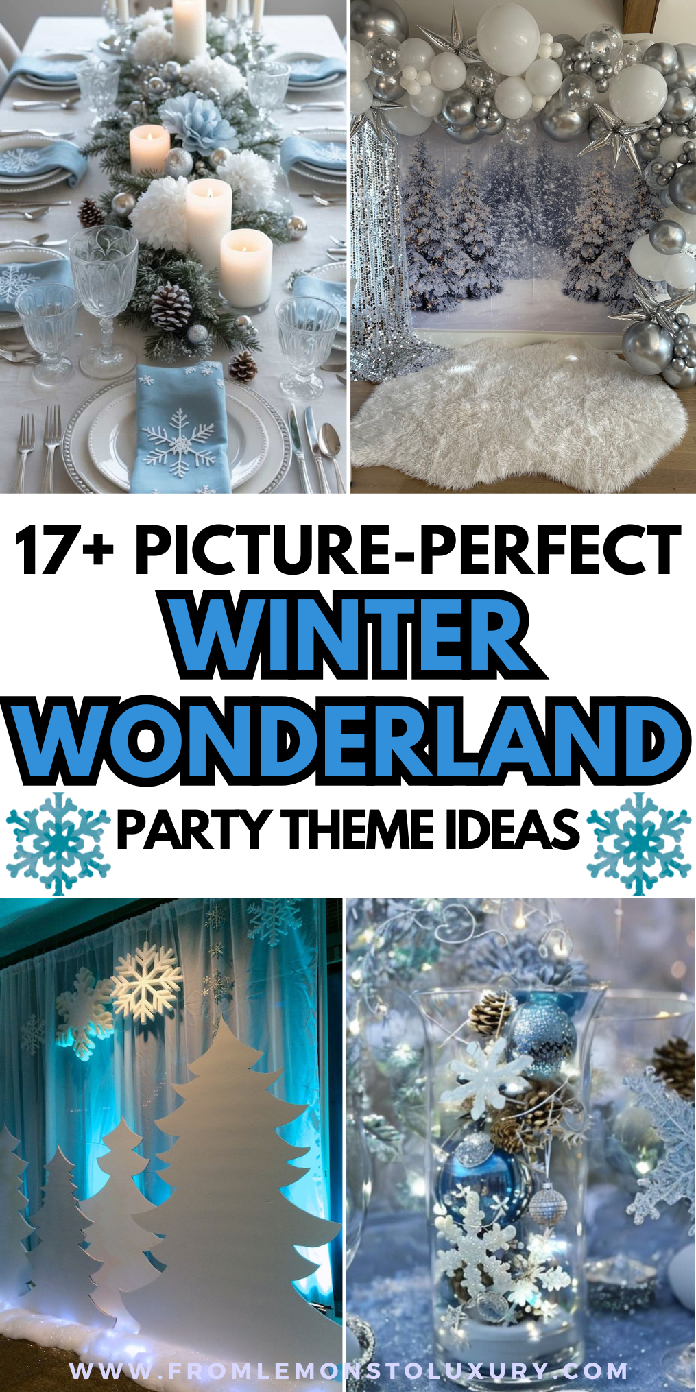 17+ Magical Winter Wonderland Party Theme Ideas For Any Occasion - From ...