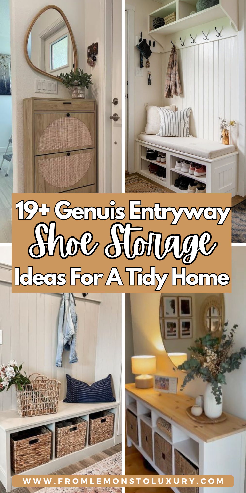 19+ Smart Entryway Shoe Storage Ideas to Keep Your Space Organized ...
