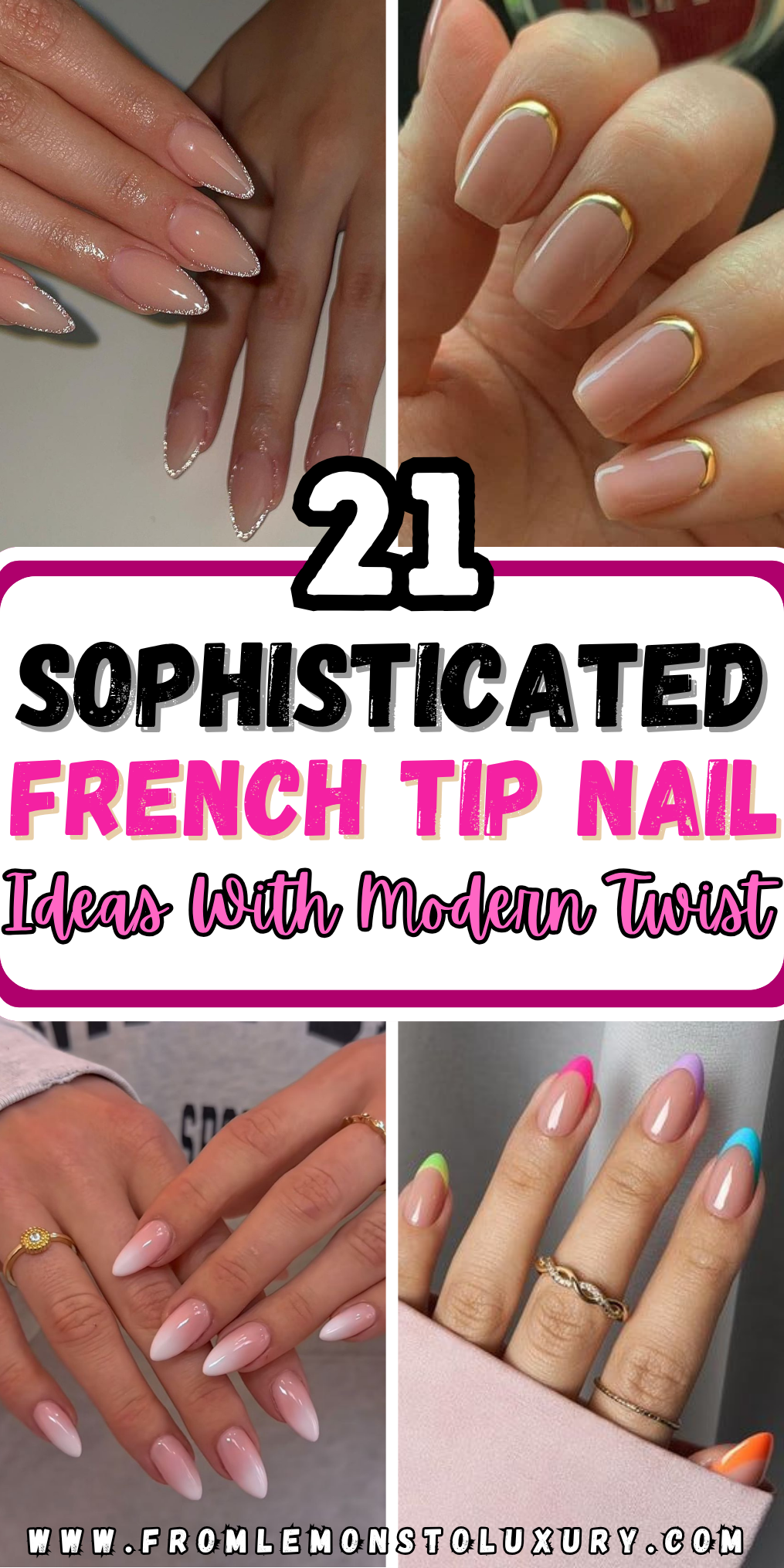 21+ Insanely Trendy French Tip Nail Ideas For A Classic Yet Modern Look ...
