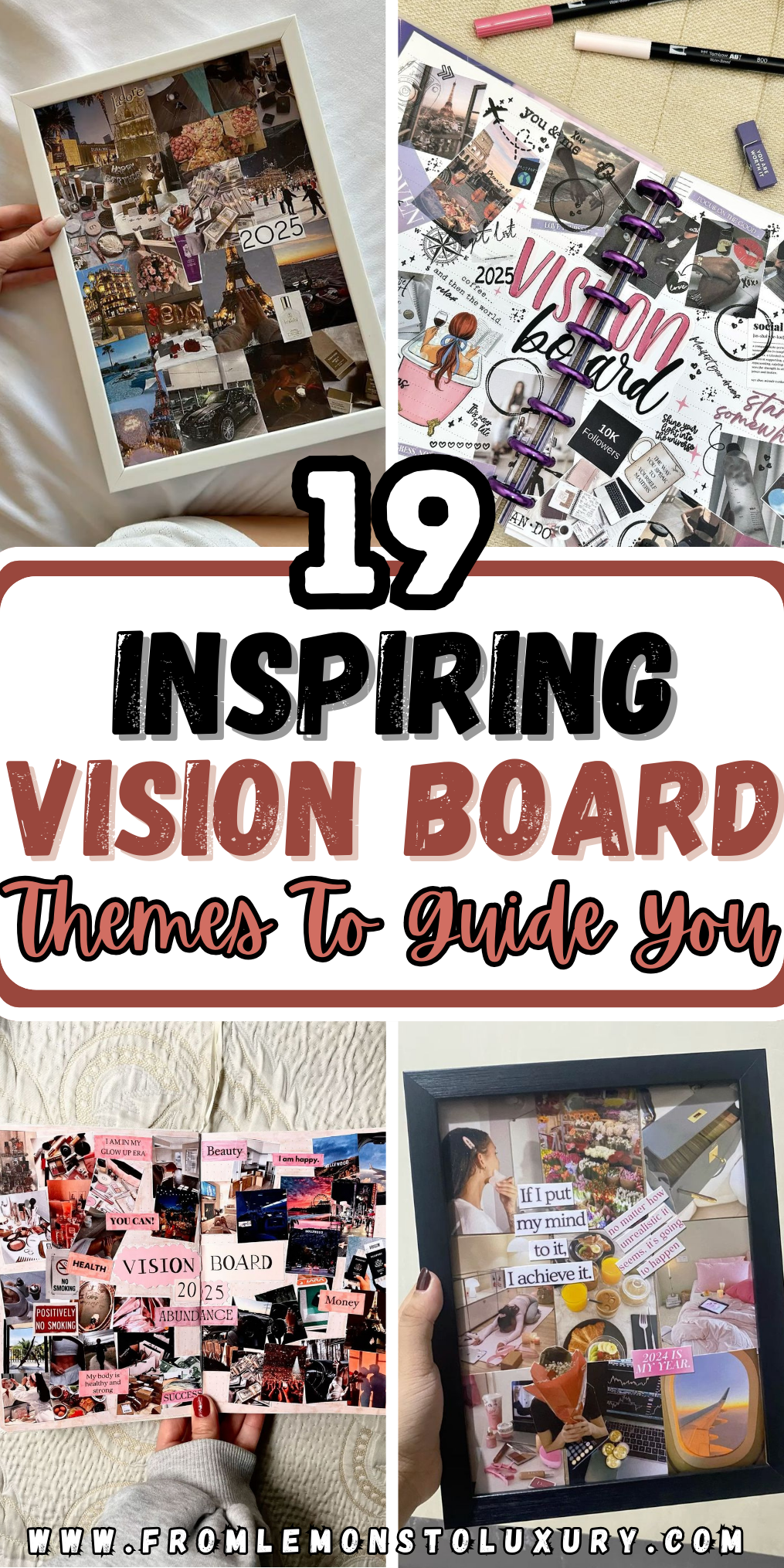 19+ Creative Vision Board Themes to Guide Your Goals - From Lemons To ...