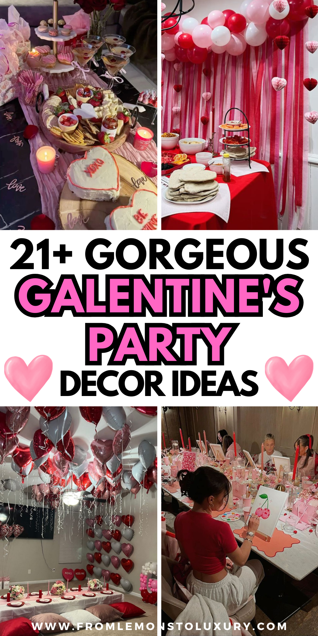 21+ Cute Galentine’s Party Decor Ideas For A Stylish Celebration - From ...