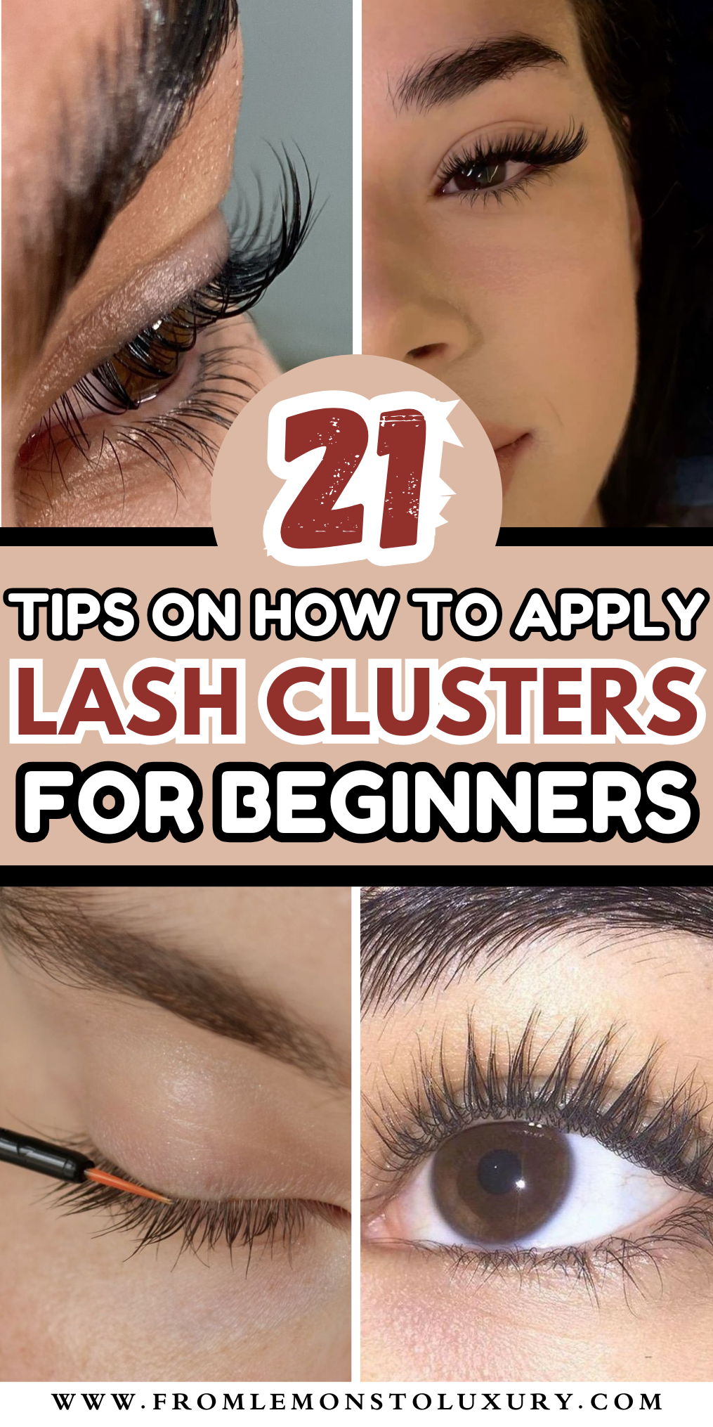 21+ Tips on How To Apply Lash Clusters For Beginners - From Lemons To ...