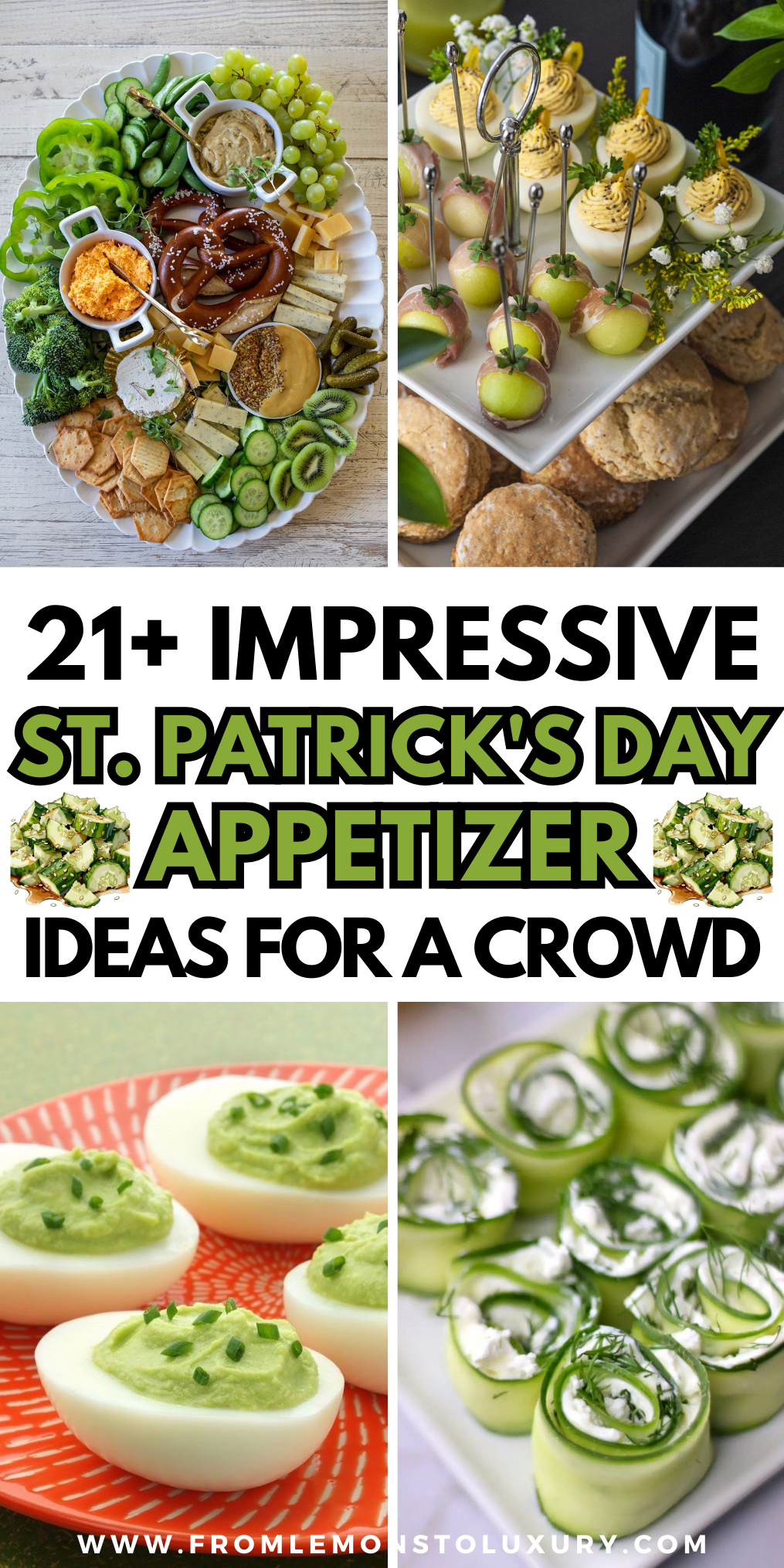 21+ Easy St. Patrick’s Day Appetizer Ideas For A Crowd - From Lemons To ...
